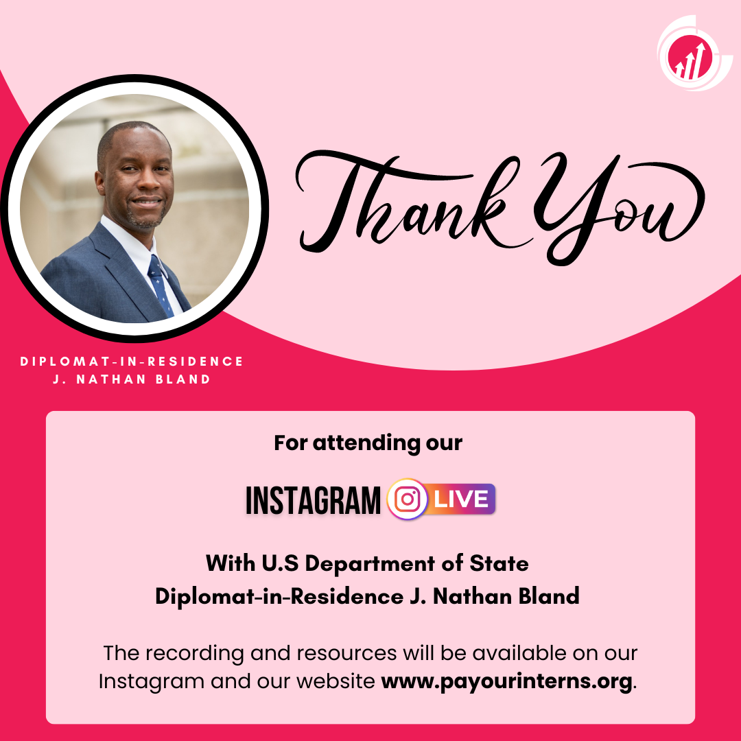 Thank you for attending our U.S. Department of State Instagram Live ...